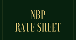 nbp rate sheet, currency exchange rates