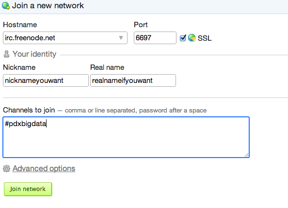 a handle on things: How to get on IRC (freenode) with IRCCloud