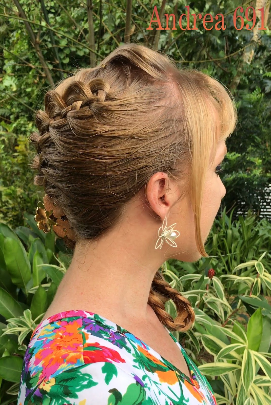 Braids And Hairstyles For Super Long Hair 4 Strand Side Braid