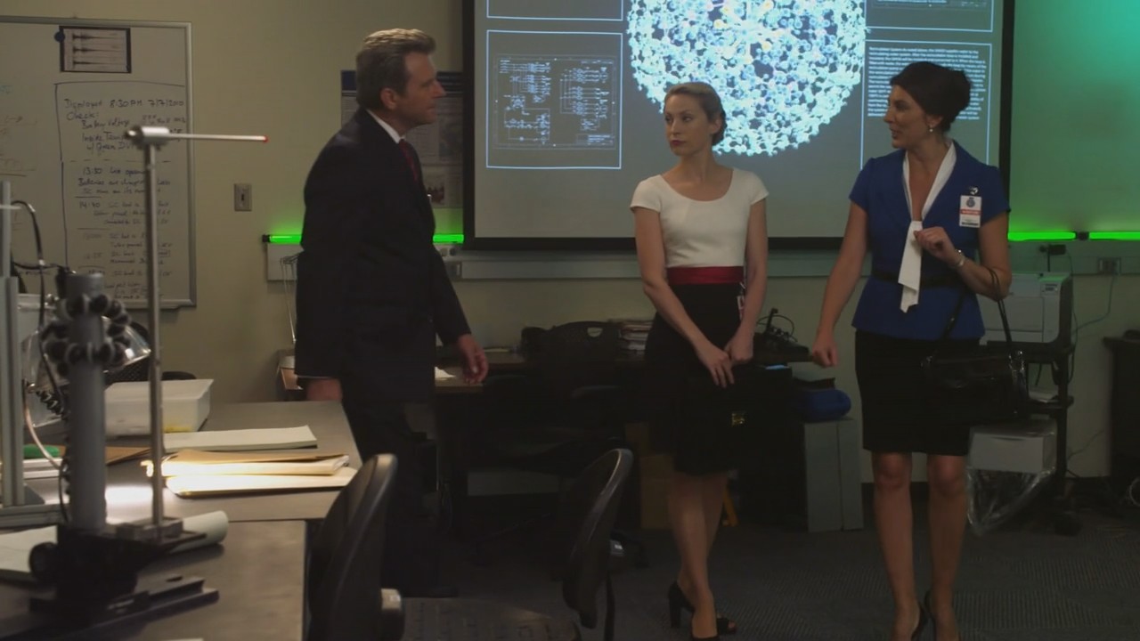Pencil Skirt Watch: Beth Riesgraf and Gina Bellman - Leverage