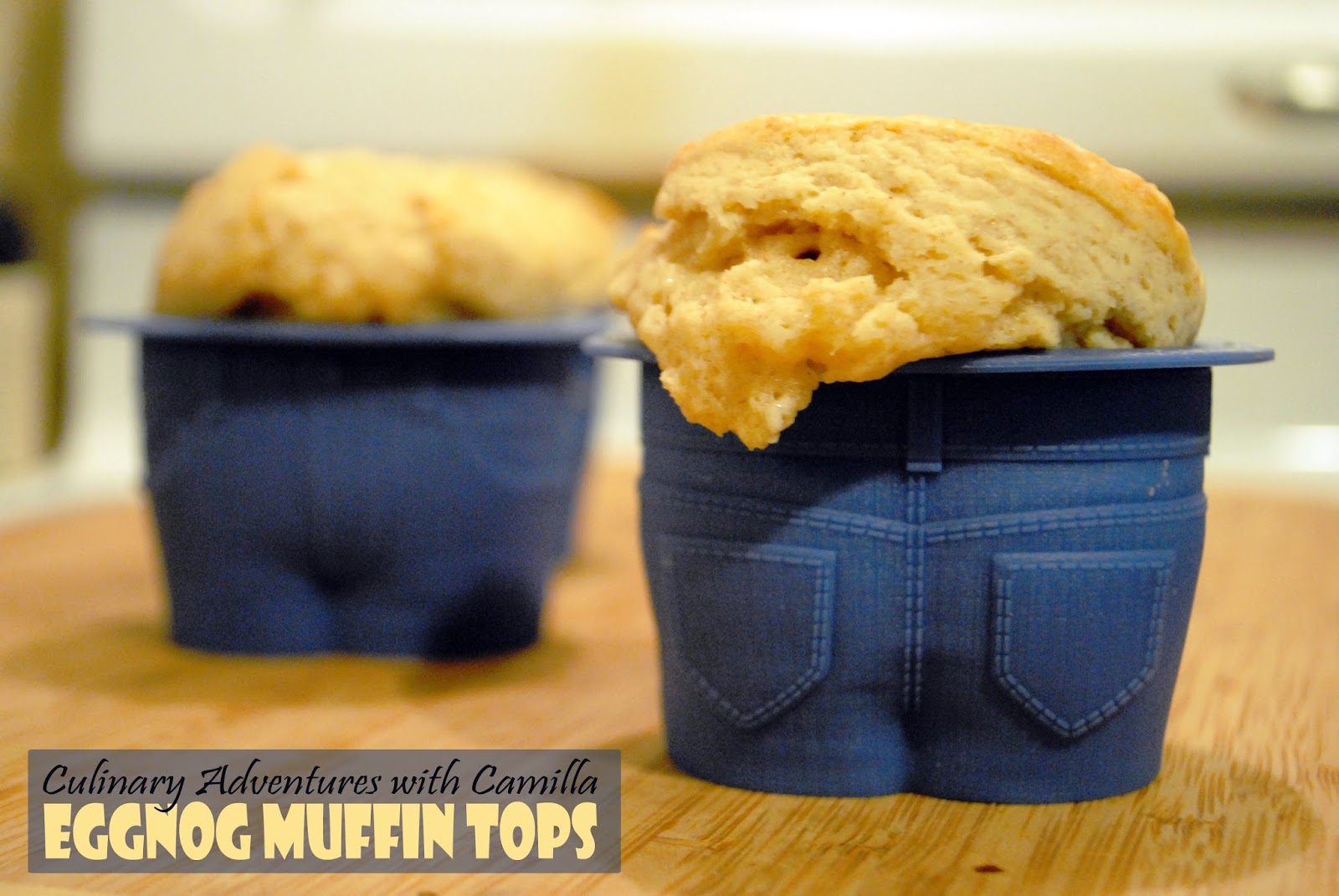 Eggnog Muffin Tops #MuffinMonday