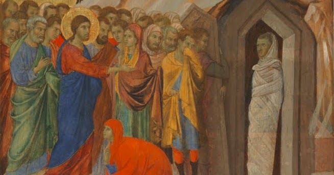 The Dales Catholic Mission: Duccio di Buoninsegna's: "The Raising of Lazarus"