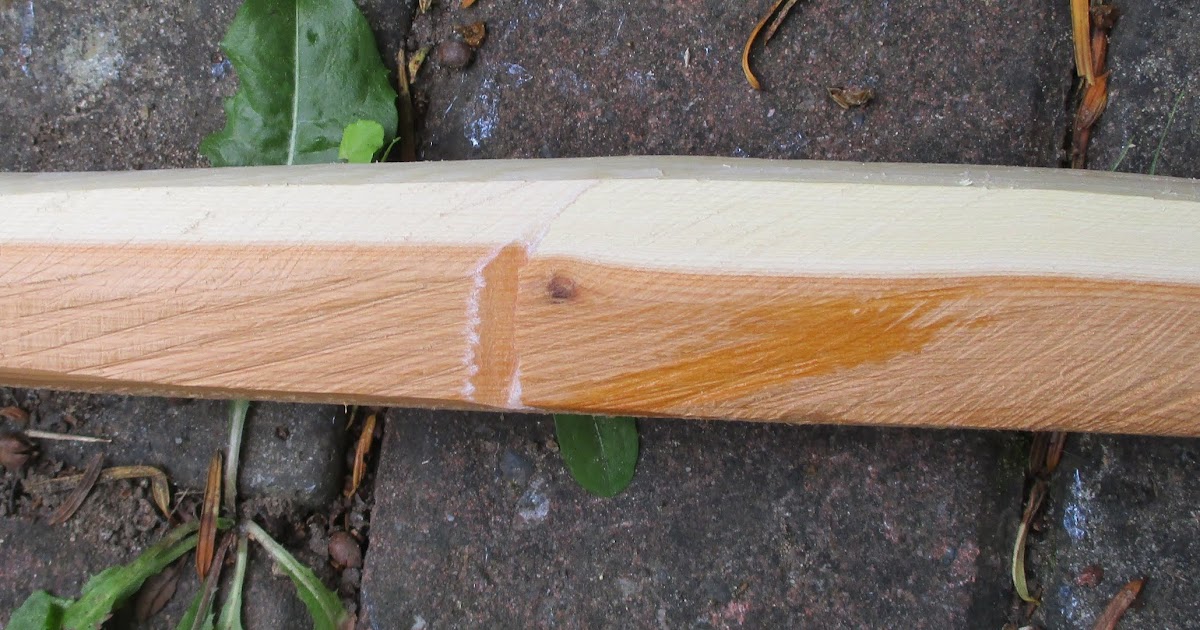 Bowyer's Diary: Starting a Spliced Yew Bow