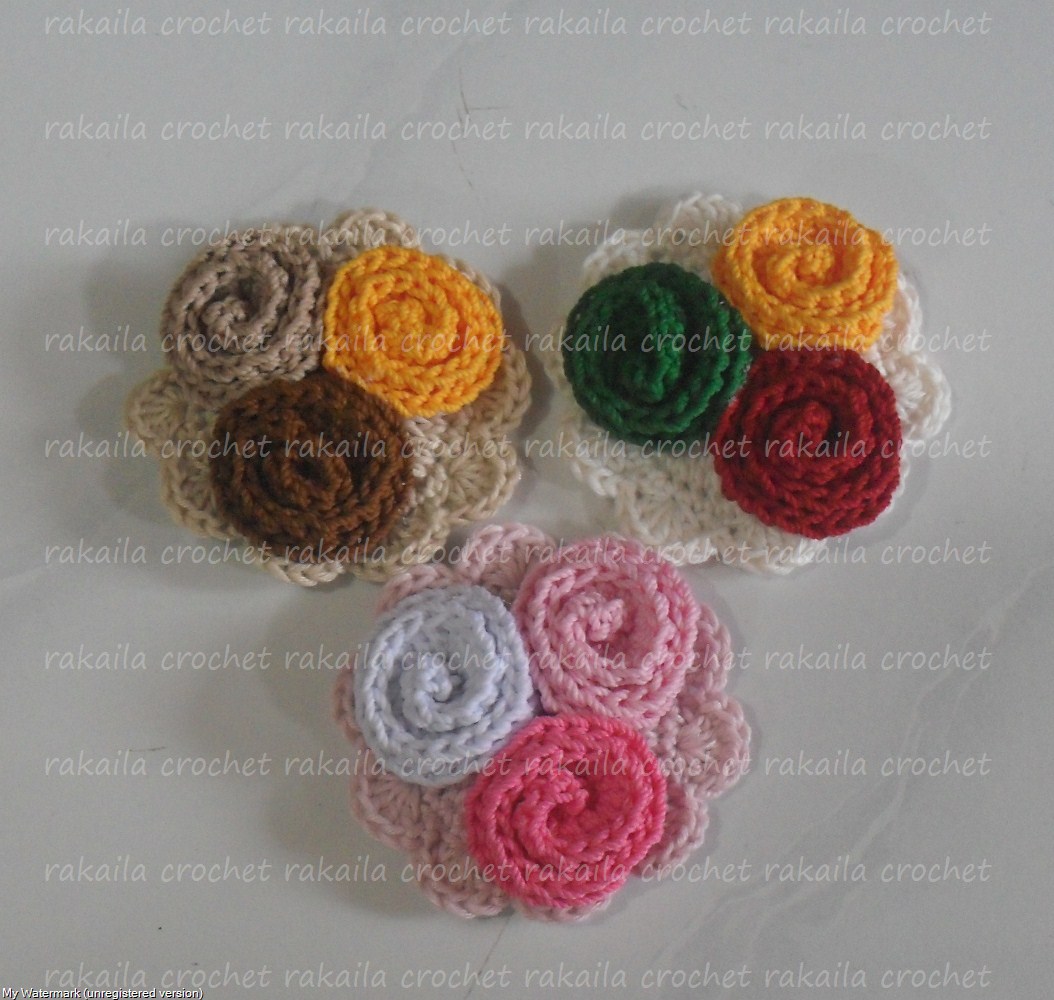 JEPIT RAJUT BUNGA | RAKAILA CROCHET