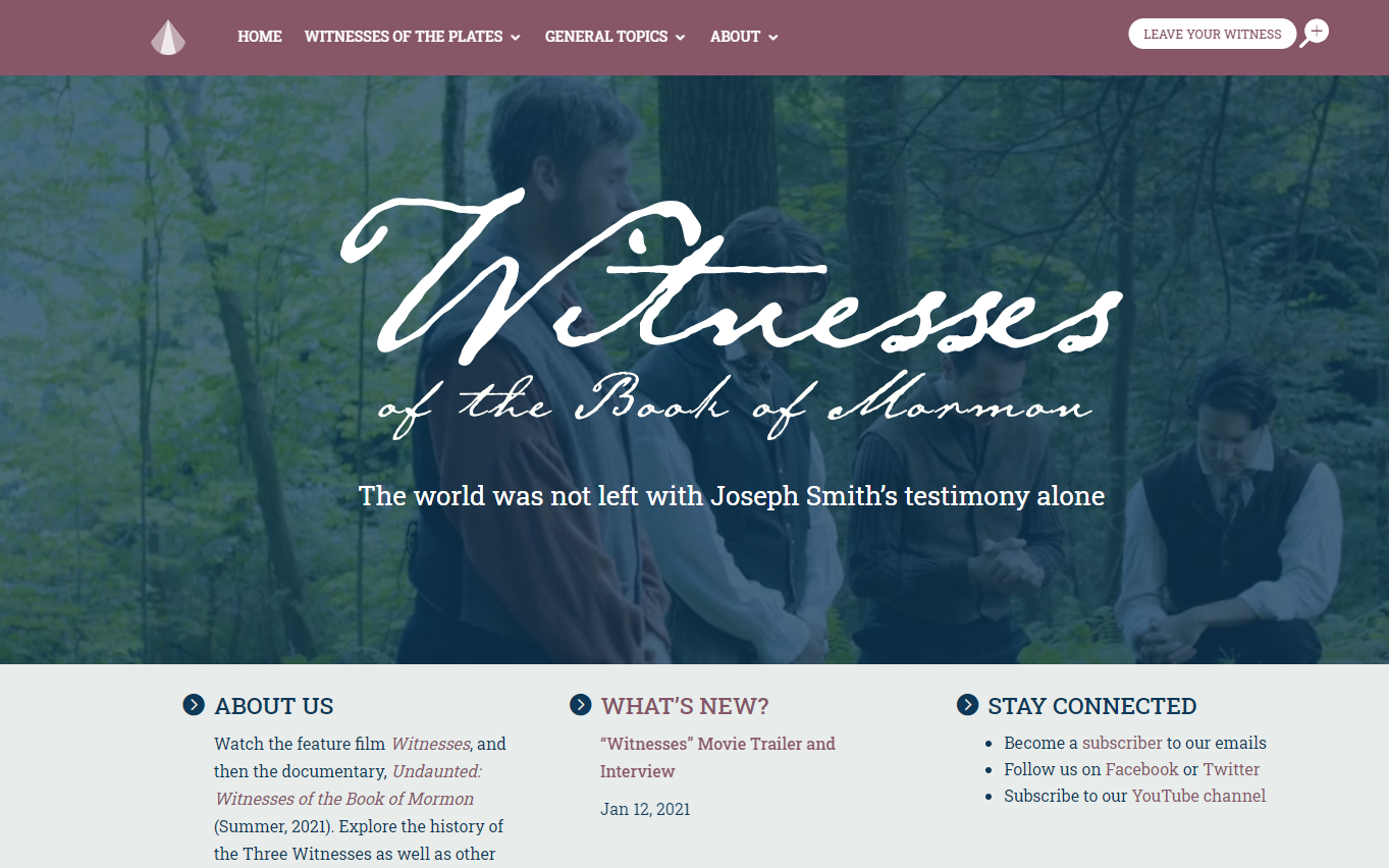 Book of Mormon in North America: Fun with the Three Witnesses