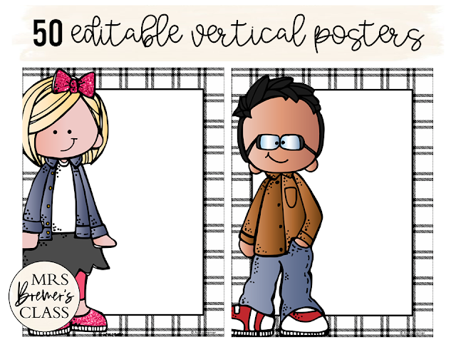 Editable Class Posters / Charts featuring Melonheadz Kidlettes | Mrs ...