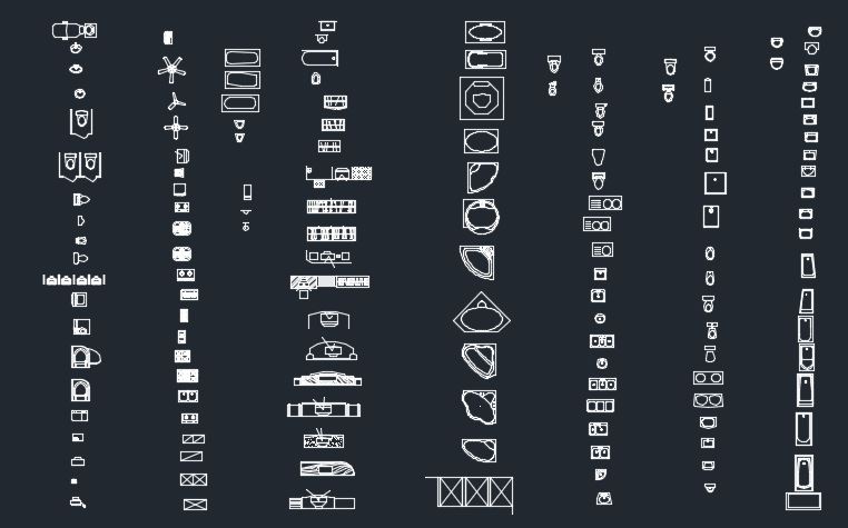 INGENIERÍA Y ARQUITECTURA : BLOQUES DE AUTOCAD
