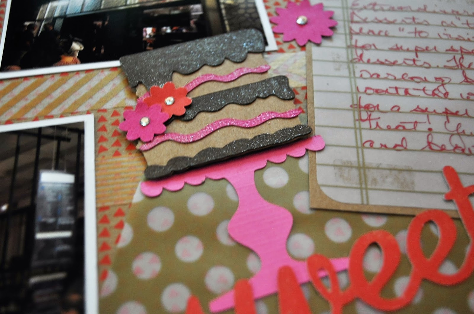 Random Memories: Two Page Scrapbook Layout - "Sweet"
