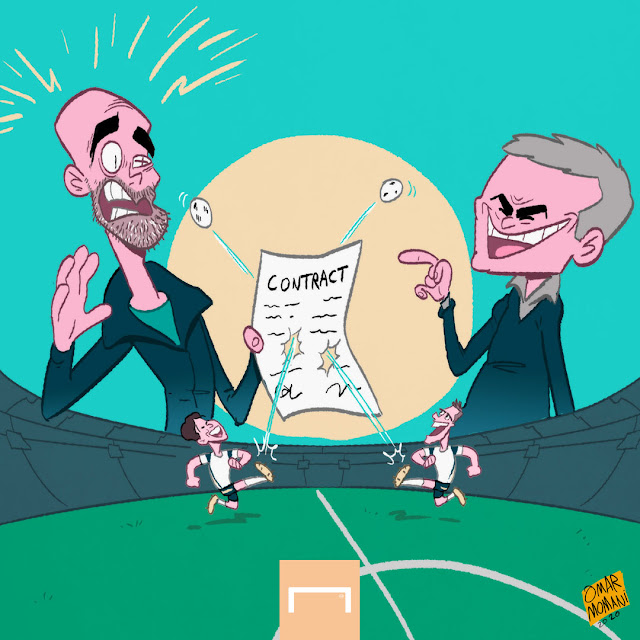 Omar Momani cartoons: Tottenham