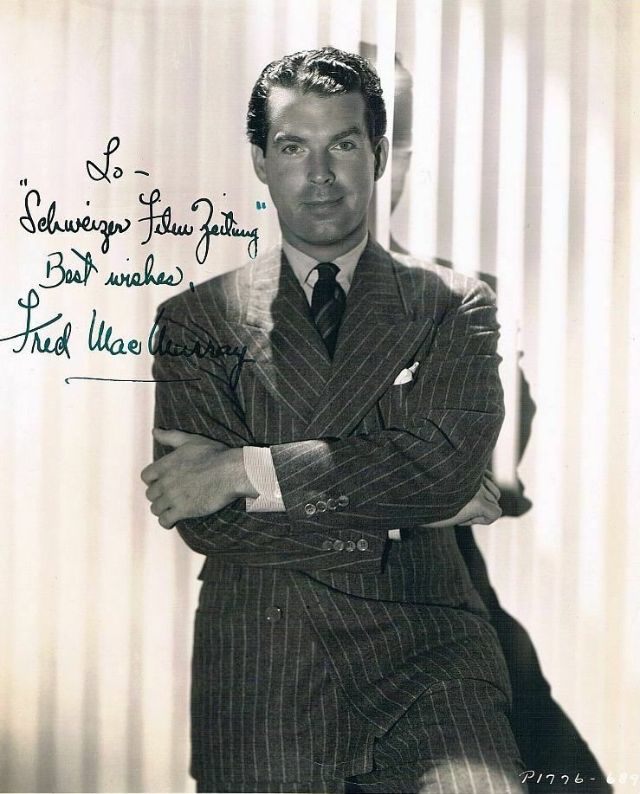 30 Fabulous Portrait Photos of Fred MacMurray in the 1930s and ’40s ...