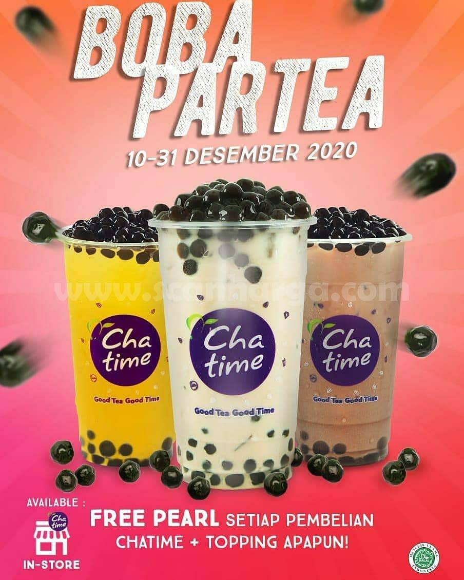 Chatime Promo BOBA PARTEA - scanharga