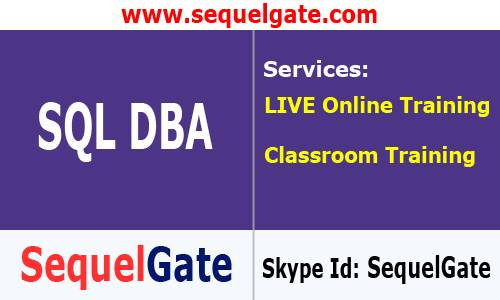 SQL Server DBA Training: 2017