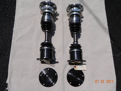 Tripp's TR6: Rear Axle / Hub Upgrade and Rear Brake Installation