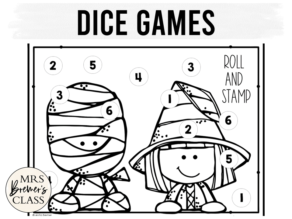 Kindergarten Halloween Centers | Math and Literacy Activities | Mrs ...