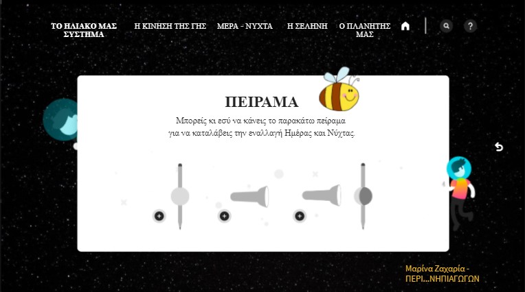 "ΠΕΡΙ... ΝΗΠΙΑΓΩΓΩΝ" : ΤΟ ΗΛΙΑΚΟ ΜΑΣ ΣΥΣΤΗΜΑ: ΔΙΑΔΡΑΣΤΙΚΗ ΠΑΡΟΥΣΙΑΣΗ
