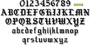 Calligraphy Alphabet : old english calligraphy alphabet