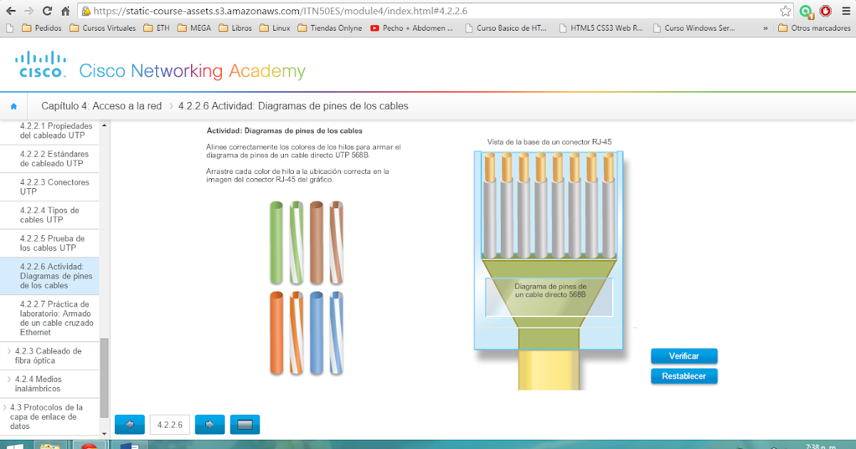 CISCO CCNA 1 v5.0: 4.2.2.6 Laboratorio