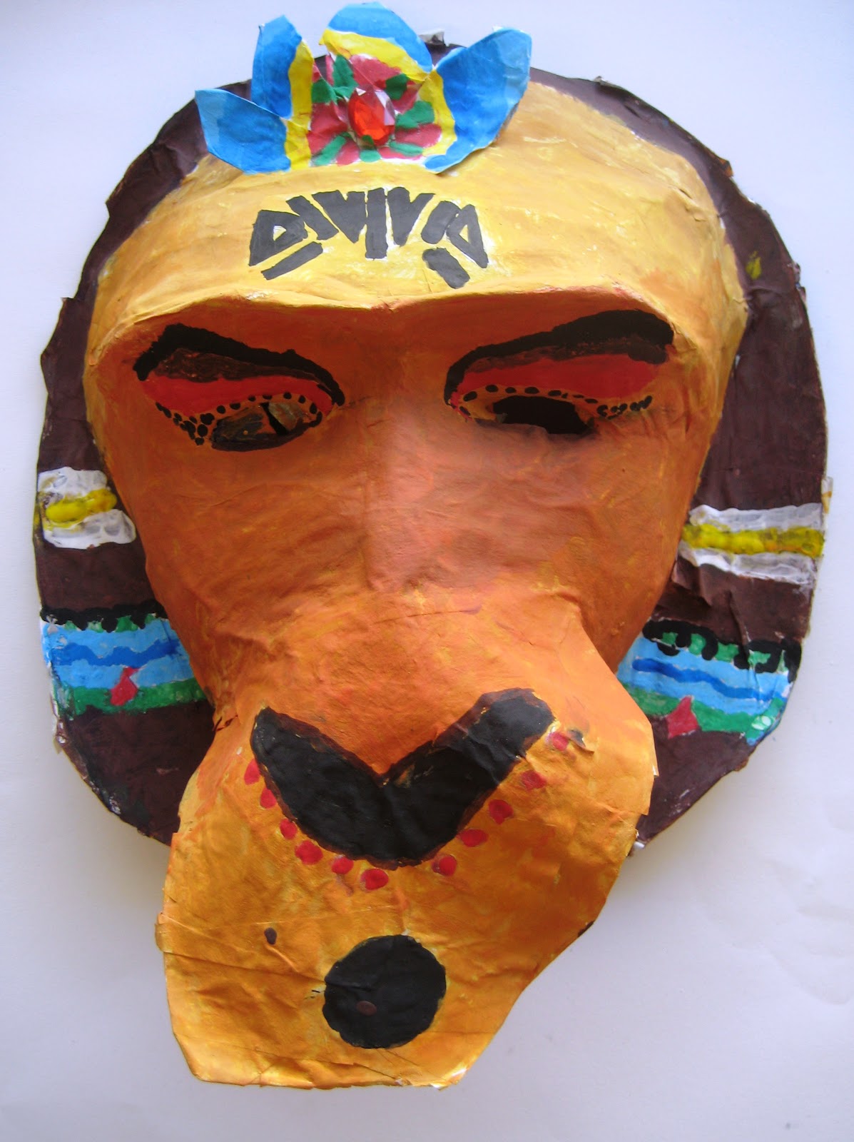 Student Artwork: Year 7 Mask Project