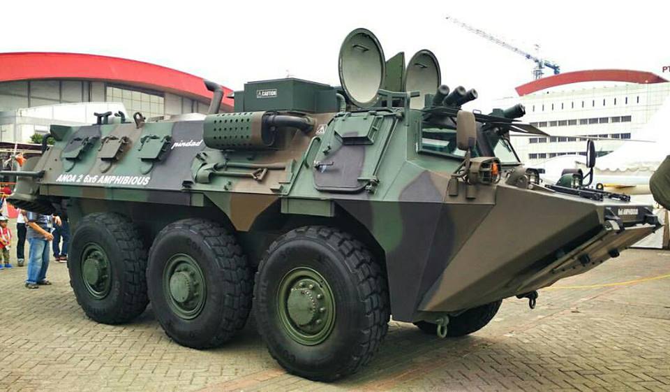 Panser 6x6 Anoa Amfibi PT Pindad (Persero) - Radar Militer