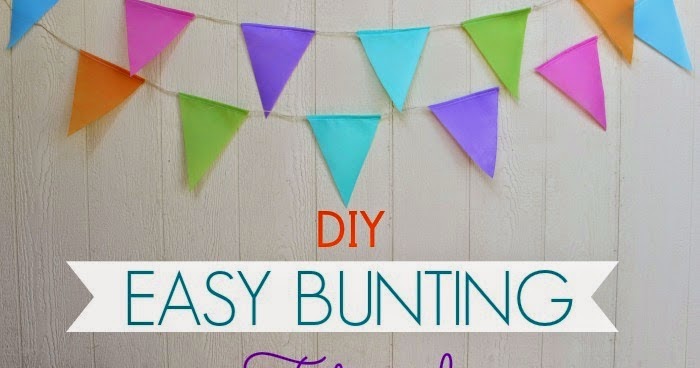 Easy Bunting Tutorial