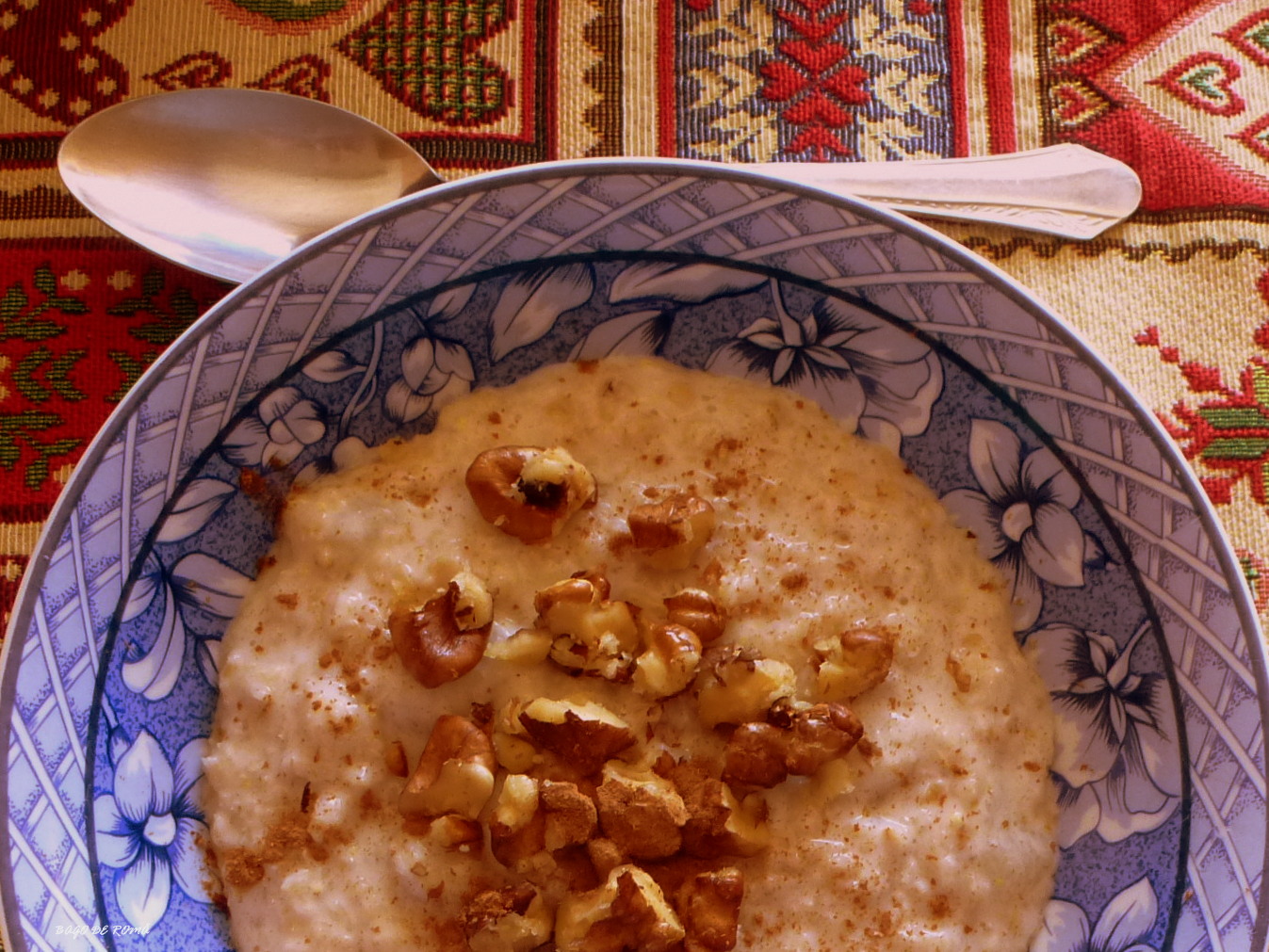 Bago de Romã: "Sem Peso na Consciência " - Papas de Aveia com Pêra e Nozes