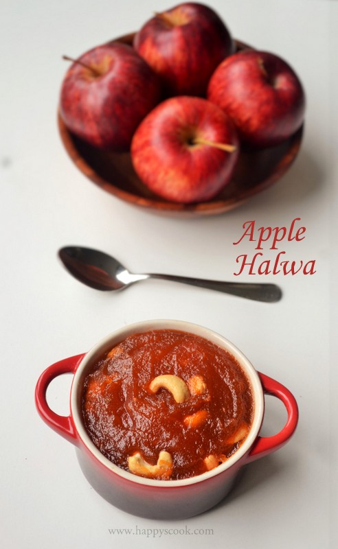 Apple Halwa Recipe | How to make apple halwa | Happy's Cook
