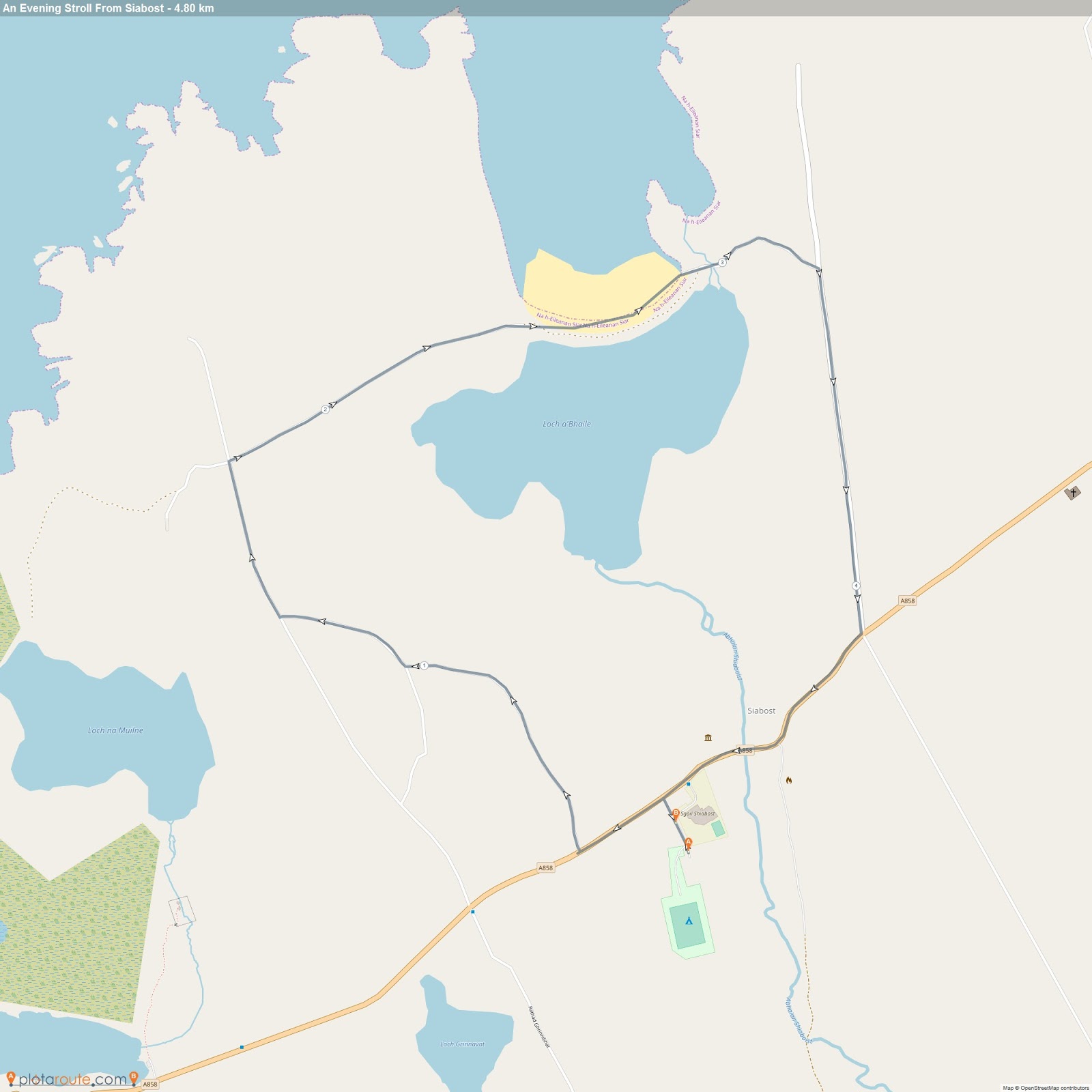 Graham's Wanderings - Walking the Western Isles: 27 - Siabost, Barabhas ...