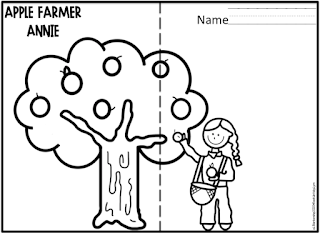 APPLE FARMER ANNIE BOOK CRAFT ~ Book Units by Lynn