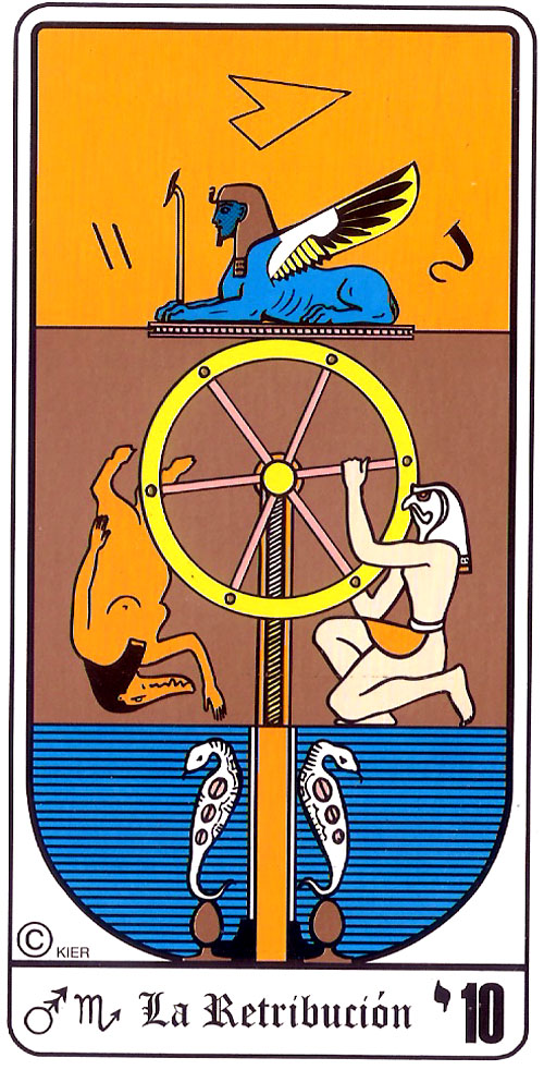 TAROT CAFE...: LA RETRIBUCIÓN (Arcano Mayor Nº 10 - TAROT EGIPCIO)