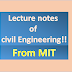 Lecture notes on Civil Engineering from MIT | Engineer Cafe