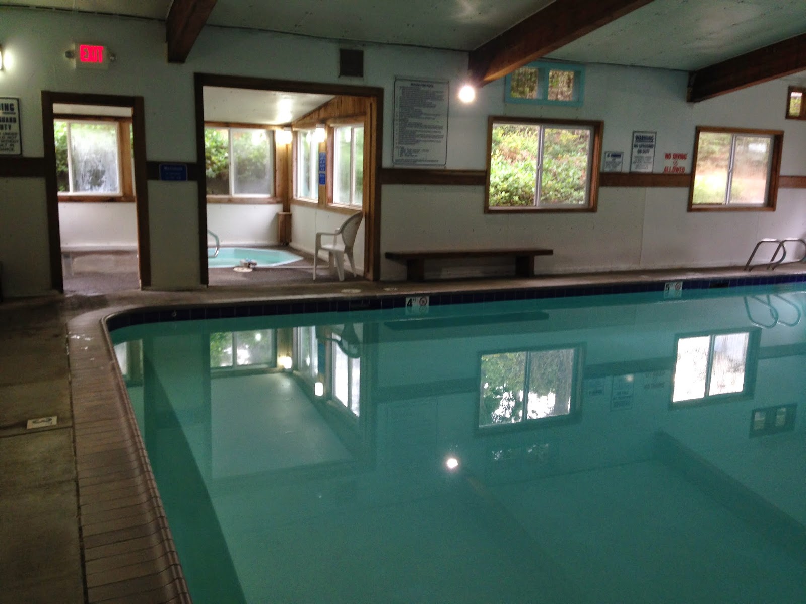 Mike and Denise- the Next Phase: Wed. Nov.12, 2014 - first pool swim