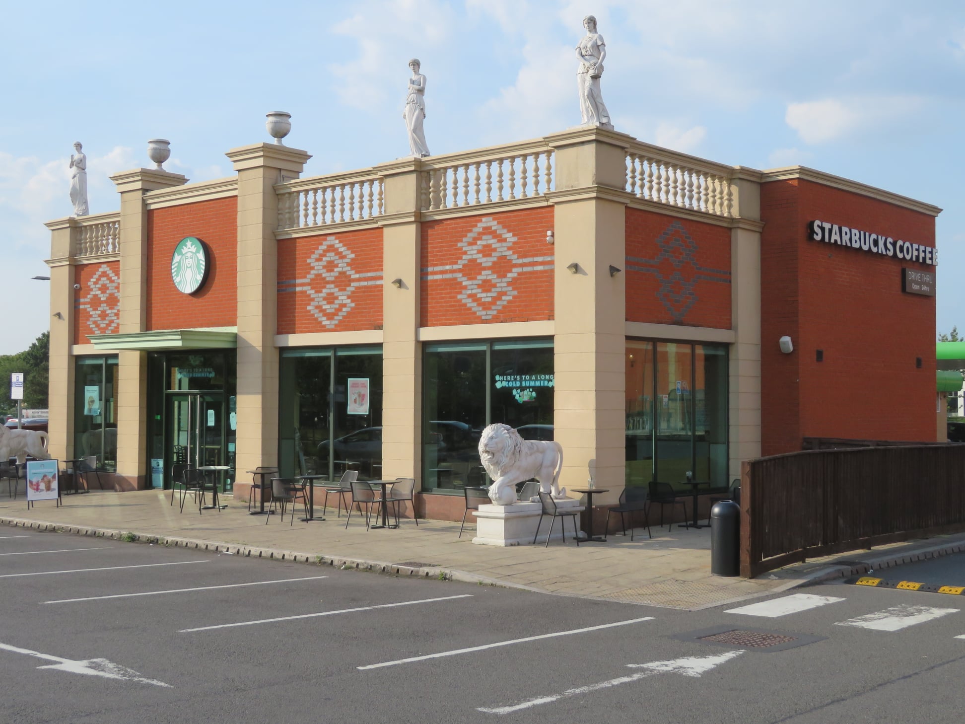 Martin Brookes Oakham: Starbucks Drive Thru Trafford Centre Manchester