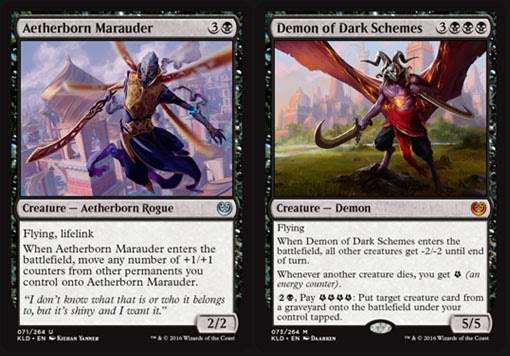 Magic the Gathering Adventures: Kaladesh Set Review: Black