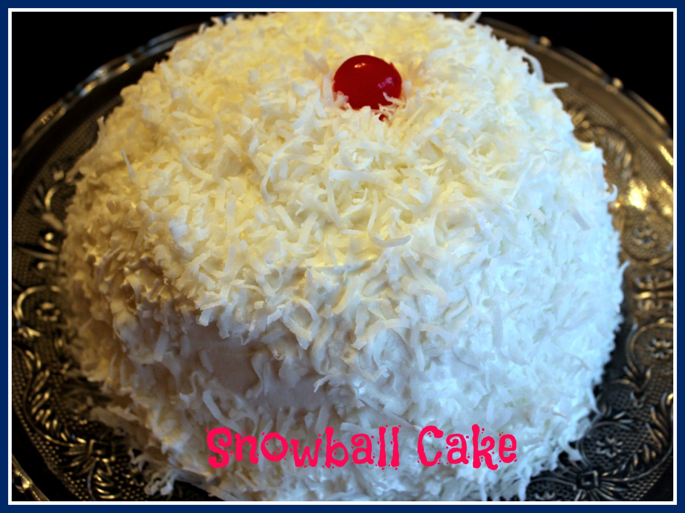 Sweet Tea and Cornbread: Snowball Cake!