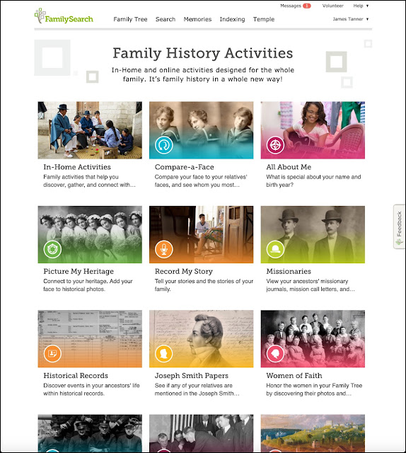 Rejoice, and be exceeding glad...: FamilySearch.org Family History ...