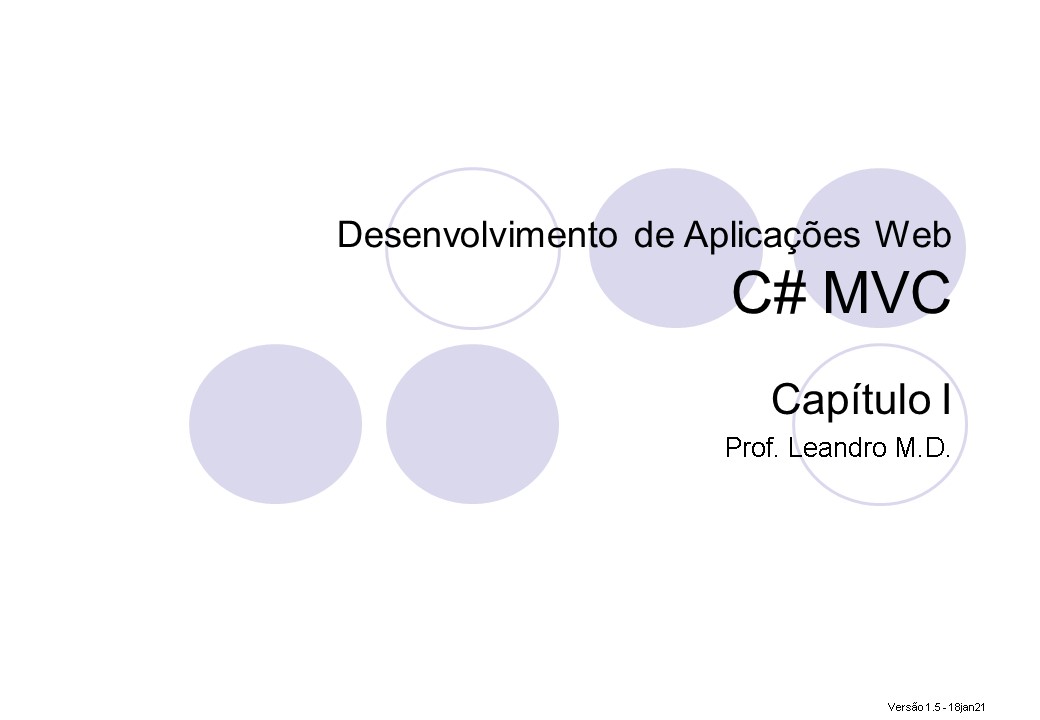 Lê M.D.: Entendendo MVC com C# - para programadores tradicionais