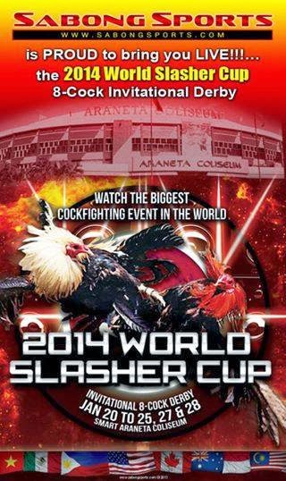 BANTAY-SABONG: ENTRY LIST - GRAND FINALS - 2014 WORLD SLASHER CUP 8 ...