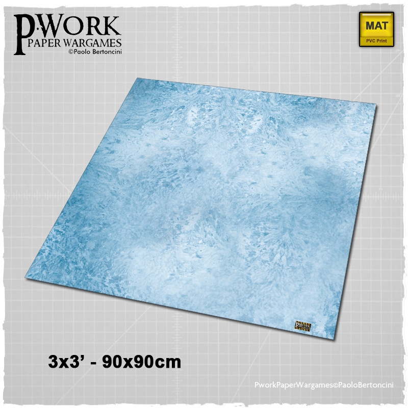 Tabletop Fix: Pwork Wargames - New Ice Planet Gaming Mat