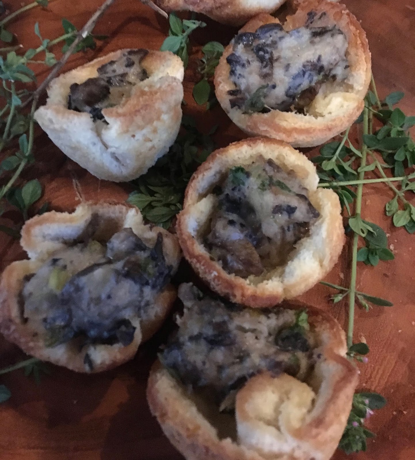 Cooking with Barry & Meta: Mushroom Croustades