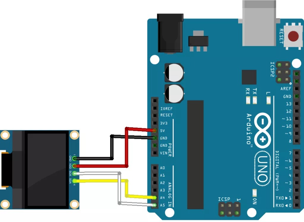 I2c Oled Display With Arduino Tutorial Circuit Geeks Vrogue 0344