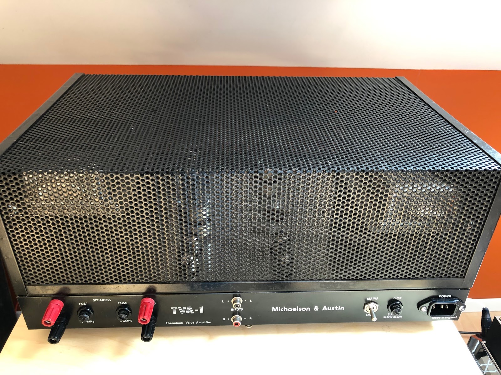 Michaelson & Austin TVA-1 tube amplifier – Ultimate High-Fidelity