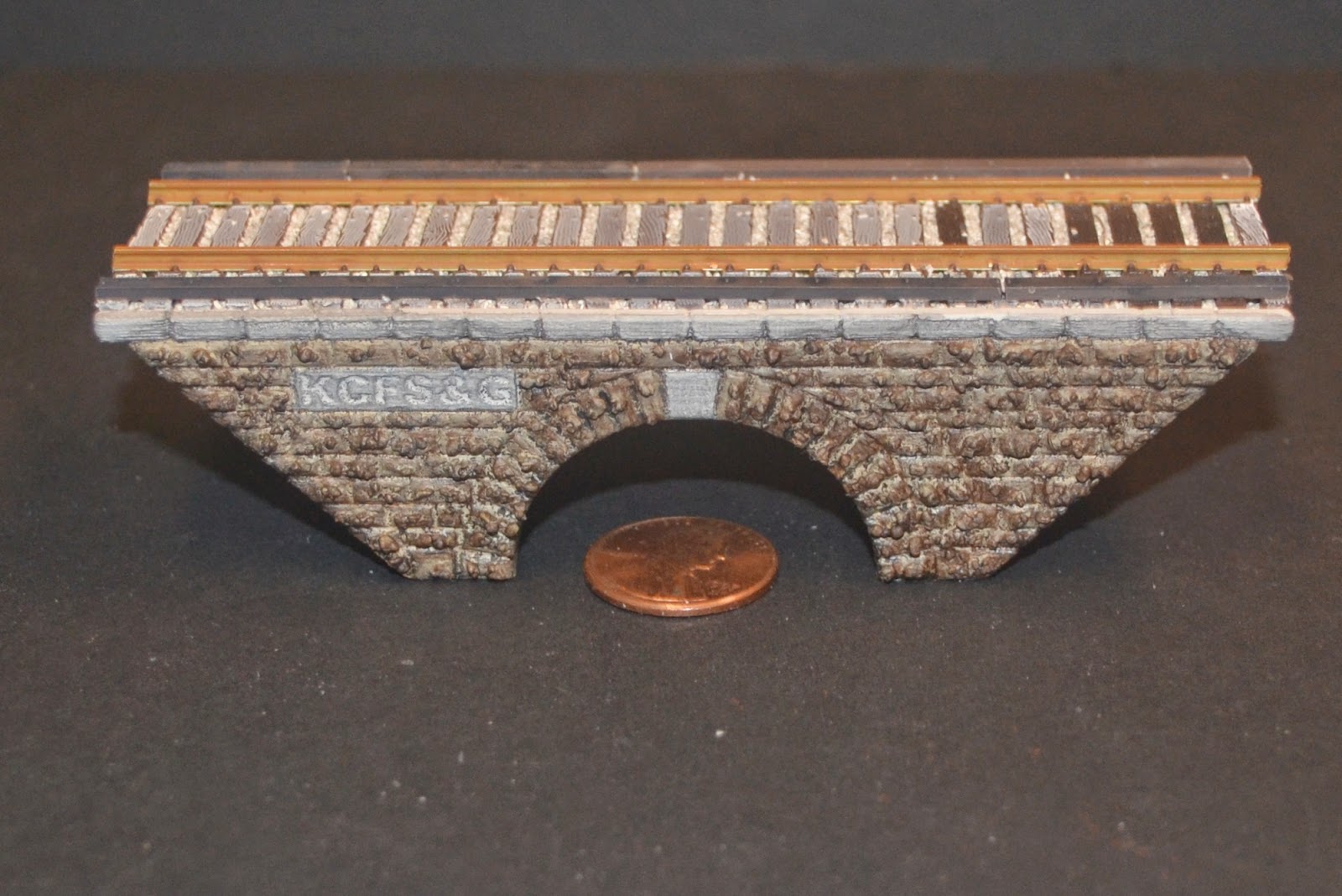 Nirvana Valley Model Railroad: Stone Arch Bridges, 3d printed, Down on ...