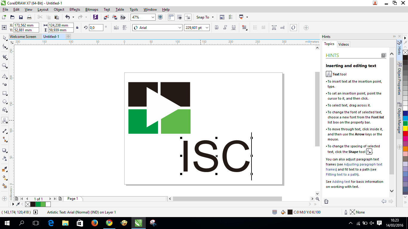 Cara membuat sticker ISC dengan CorelDraw X7 ~ GALAXY