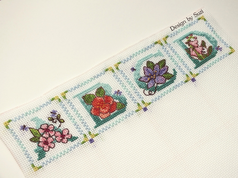 A, B, C, D (Lesley Teare´s ABC Sampler Mystery SAL) - Design by Suzi