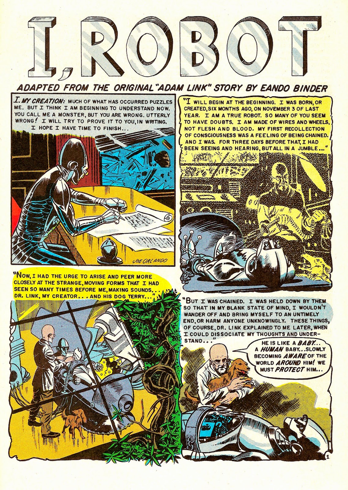 APOCOLYTE'S WORLD OF COMICS: ROBOT WEEK Day 2 - I, ROBOT and I, THE ...