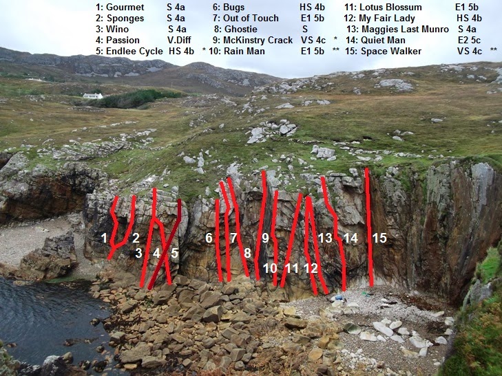 Donegal Rock Climbing. Unique Ascent: Donegal rock climbing guidebook