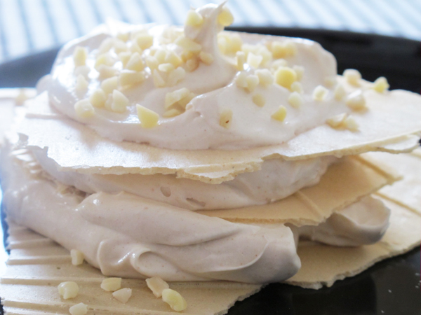 dadá flavors: Crujiente de mousse de gofio