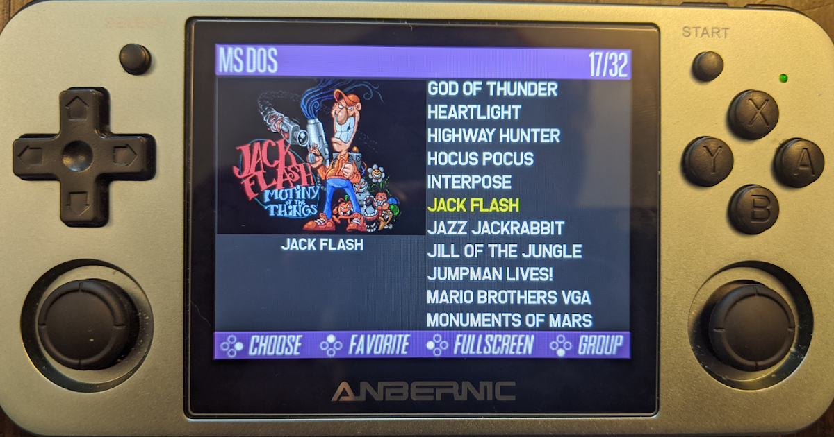 DOSBox Tweaks for SimpleMenu on RG350