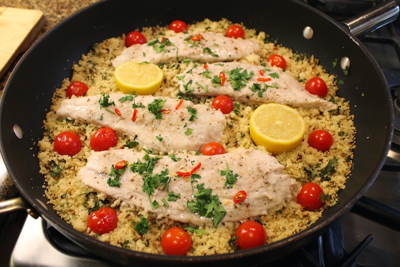 Food Lust People Love: Fish Steamed with Spicy Couscous