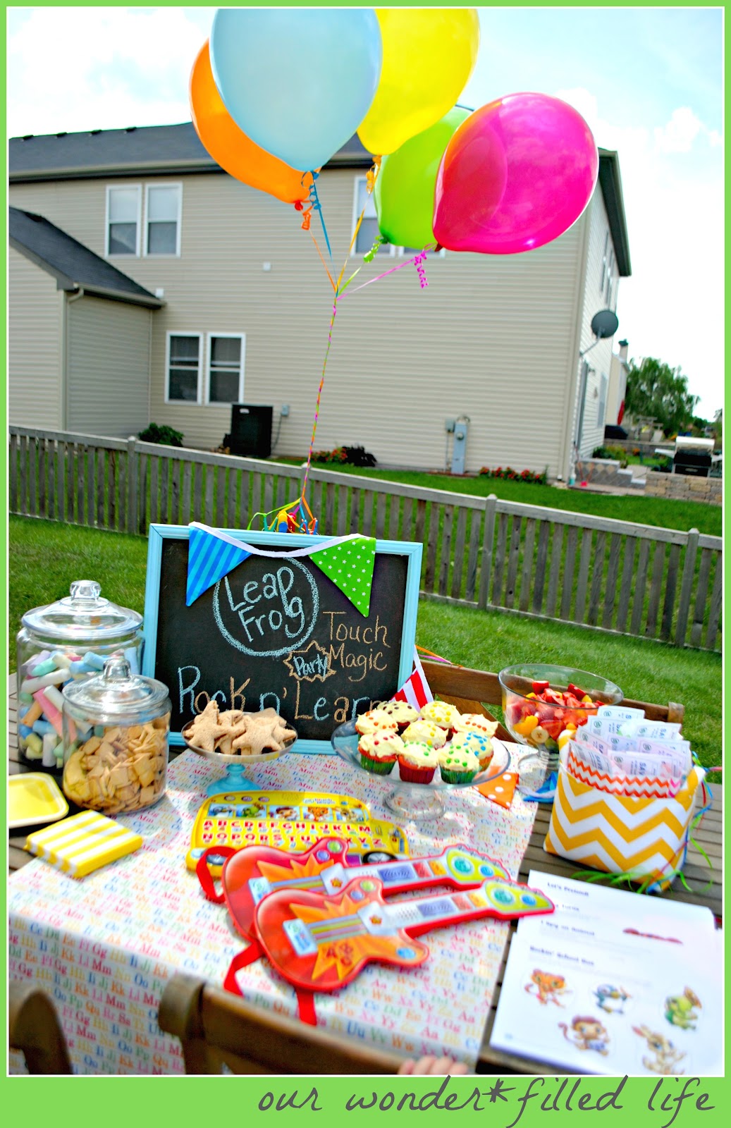 Our Wonderfilled Life: Leap Frog Touch Magic Rock n' Learn Party!